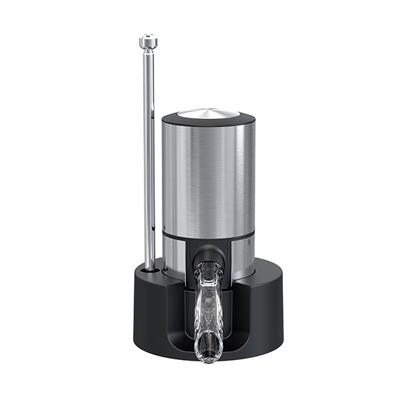 משאבת / פקק מזיגה חשמלית לבקבוק יין עם מערכת לאיוורור היין 5179 - 2 מפיקים